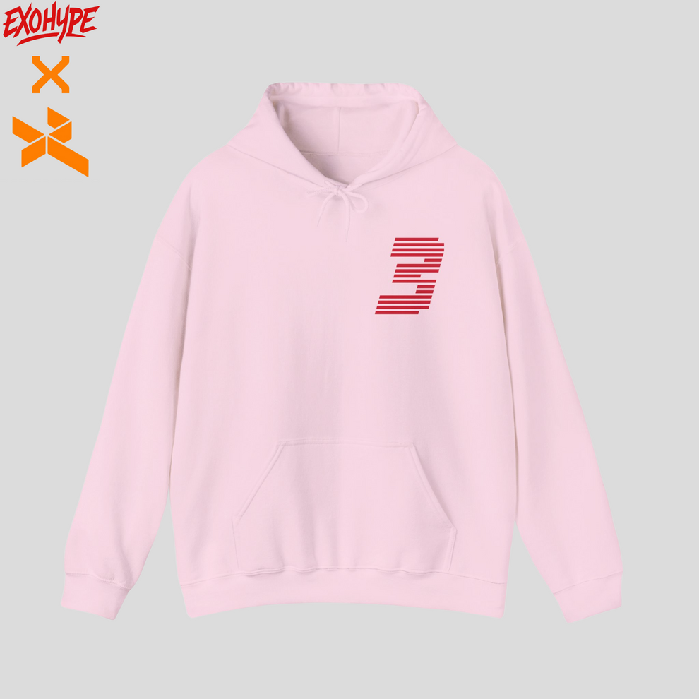 Exohype X Daniel Ricciardo Pink oversized Hoodie